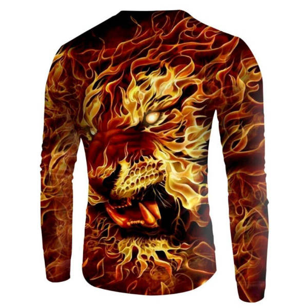 Pull Lion Feu & Lion Royaume